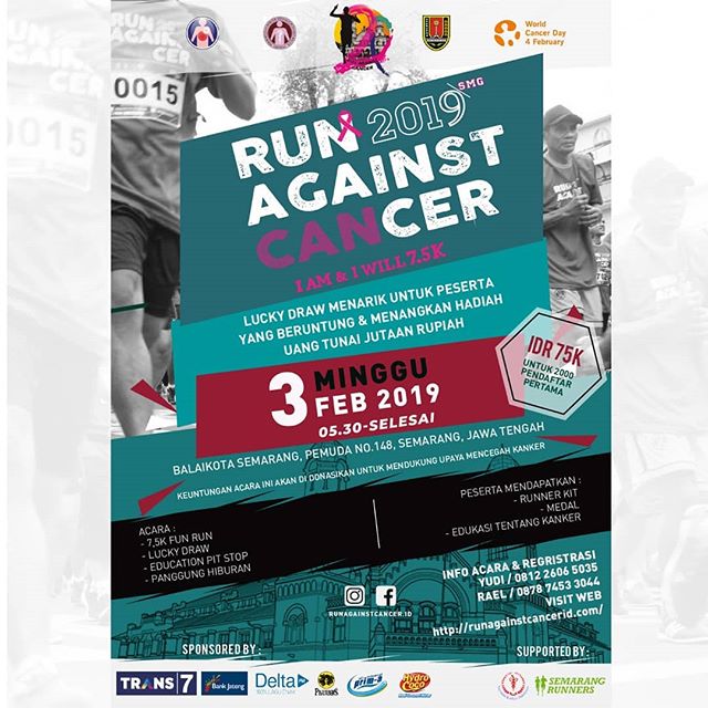 Jateng Live Event - EVENT SEMARANG - RUN AGAINST CANCER 2019